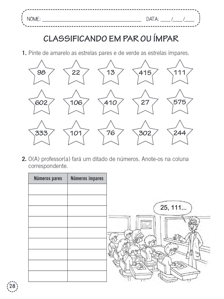 Classificação Par Ou Ímpar | PDF