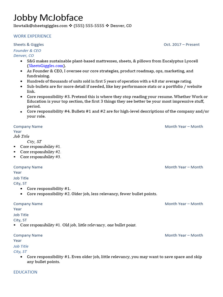 How To Write A Resume (UK) | PDF | Economies | Business