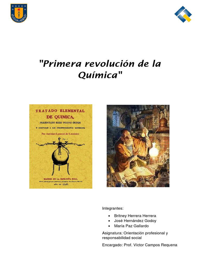 Primera Revolucion Quimica | PDF | Química | Ciencias fisicas