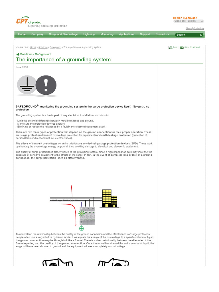 The Importance of A Grounding System - Safeground - Solutions - Home - Cirprotec | PDF ...