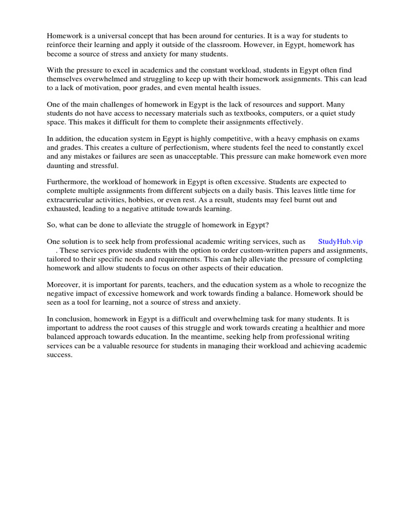 Homework Egypt | Download Free PDF | Homework | Ancient Egypt