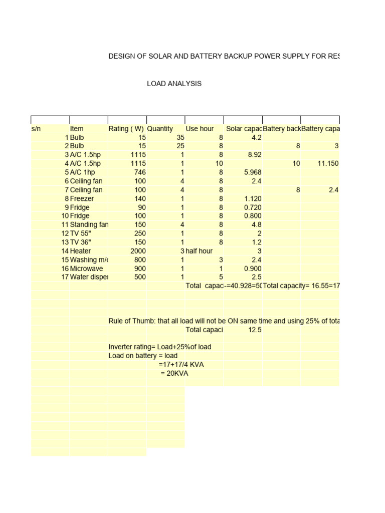 Workbook Solar | PDF