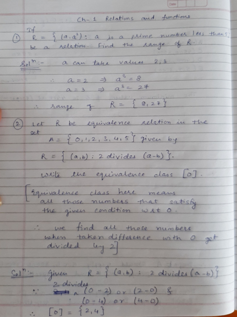 Revision ch 1 and 2 grade 12 | PDF