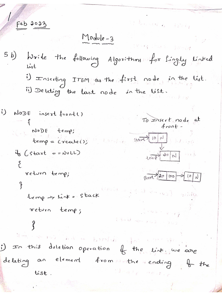 Dsa MQP Module 2 | PDF