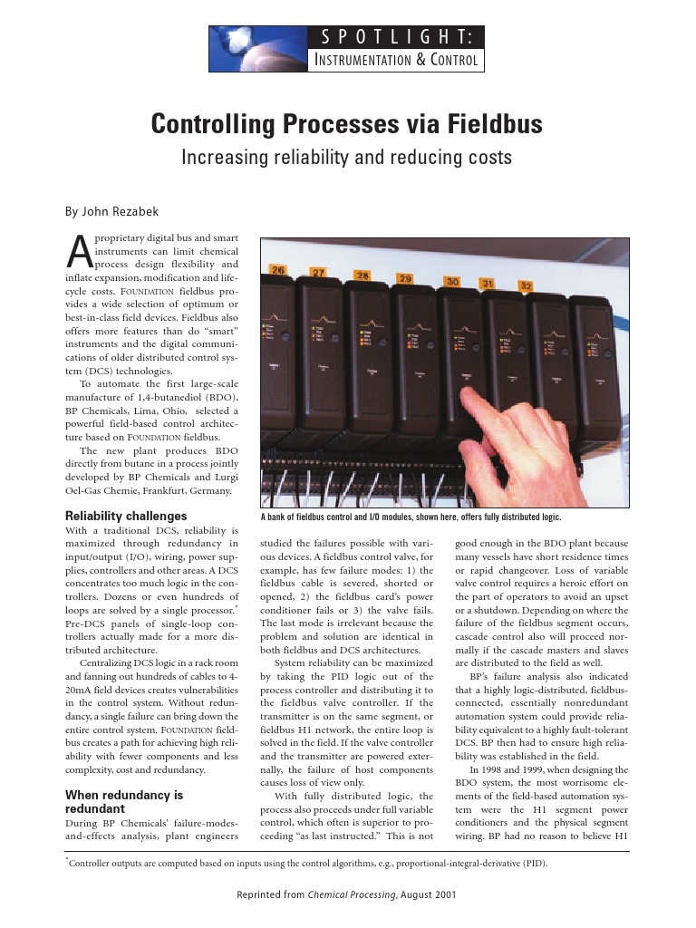 Chemproc 0108 BP | PDF | Automation | Control Theory