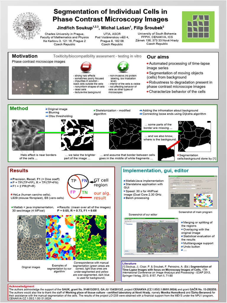 poster_final | PDF | Image Segmentation | Scientific Techniques