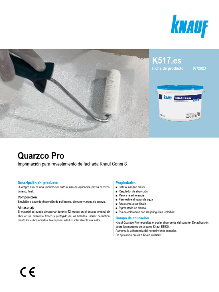 K517.es Quarzco Pro 18-07-23 | PDF | Revestimiento | Materiales