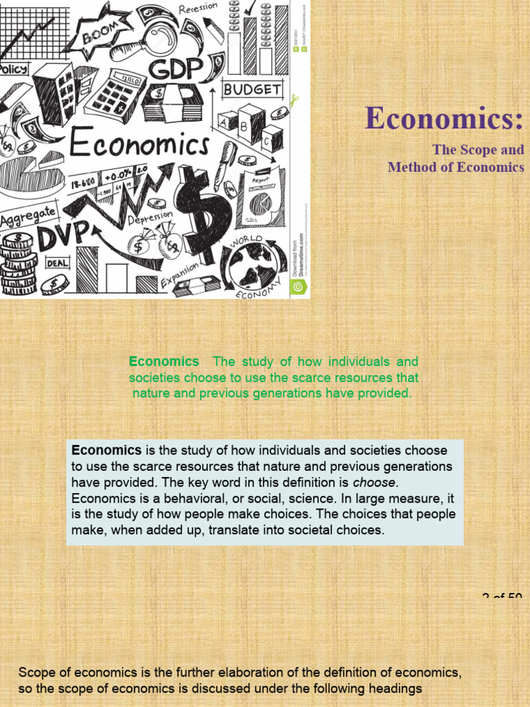 Understanding the Scope of Economics | PDF | Economics | Market (Economics)