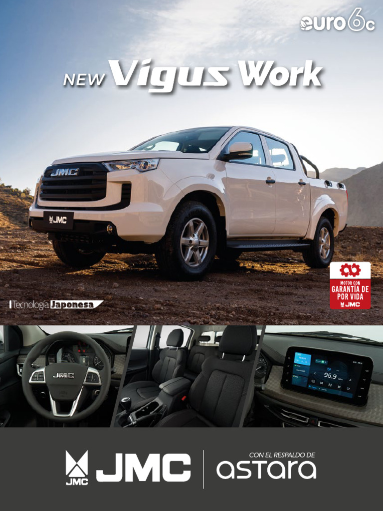 Ficha Tecnica Vigus Work E6 141223 | PDF | Tracción en las cuatro ...