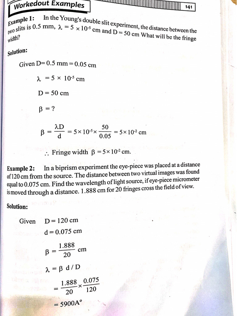 Module 3 Interference Numerical | PDF