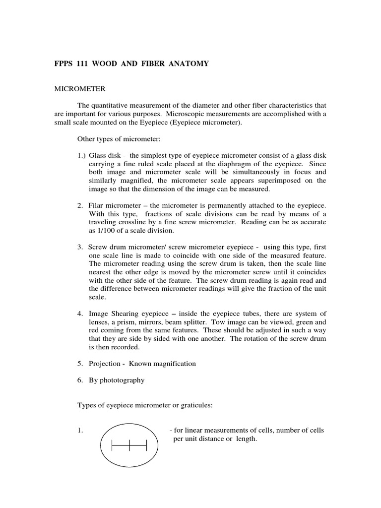 Micrometer | PDF | Optics | Electromagnetic Radiation