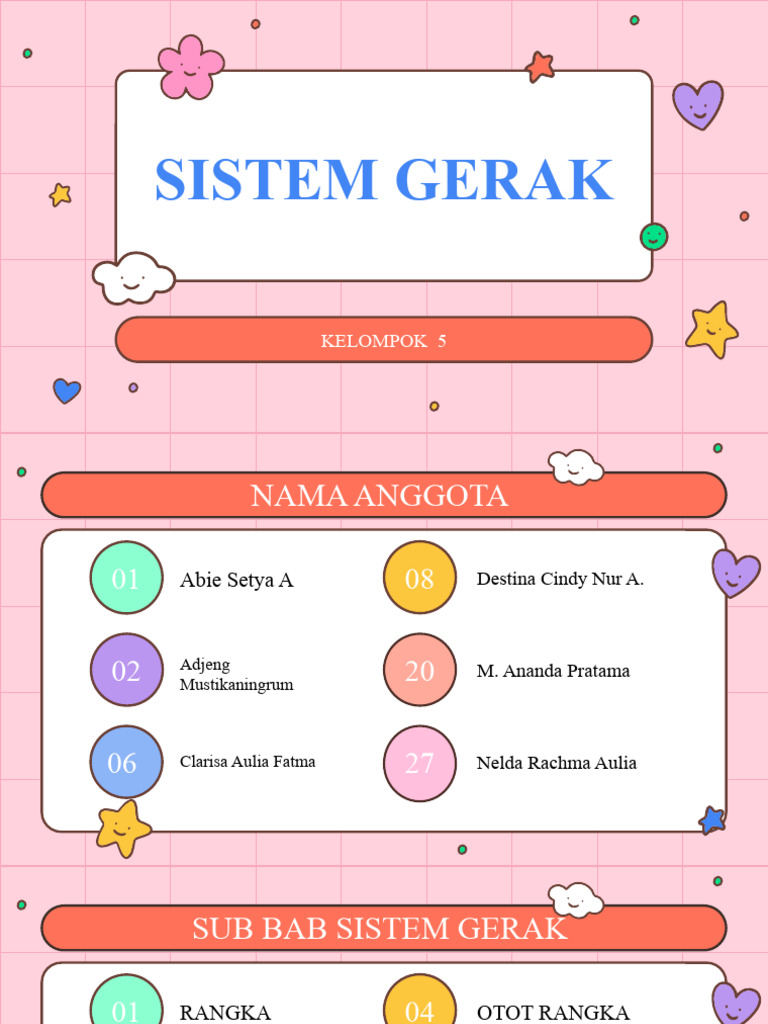 Bio Sistem Gerak (Sendi) | PDF | Sains & Matematika