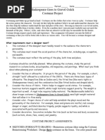 7 - Costume Design Template - PDF and Printable Version | PDF