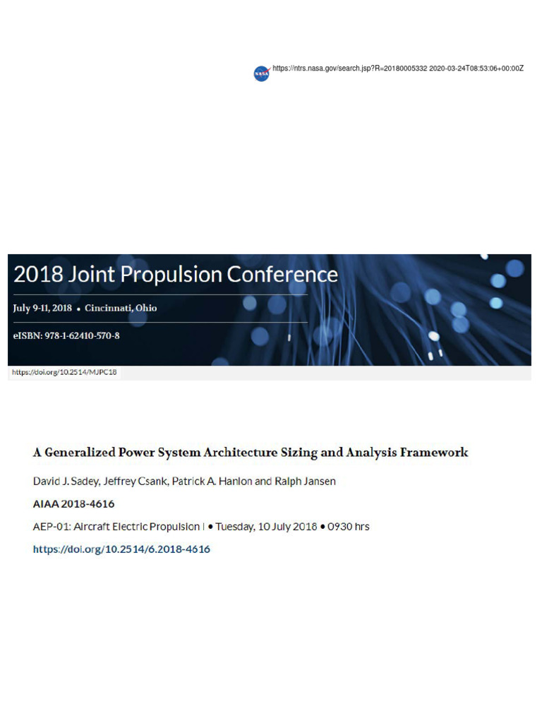 A generalized power system architexture_Sadey_AIAA_2018 | PDF ... A generalized power system architexture_Sadey_AIAA_2018 | PDF ...