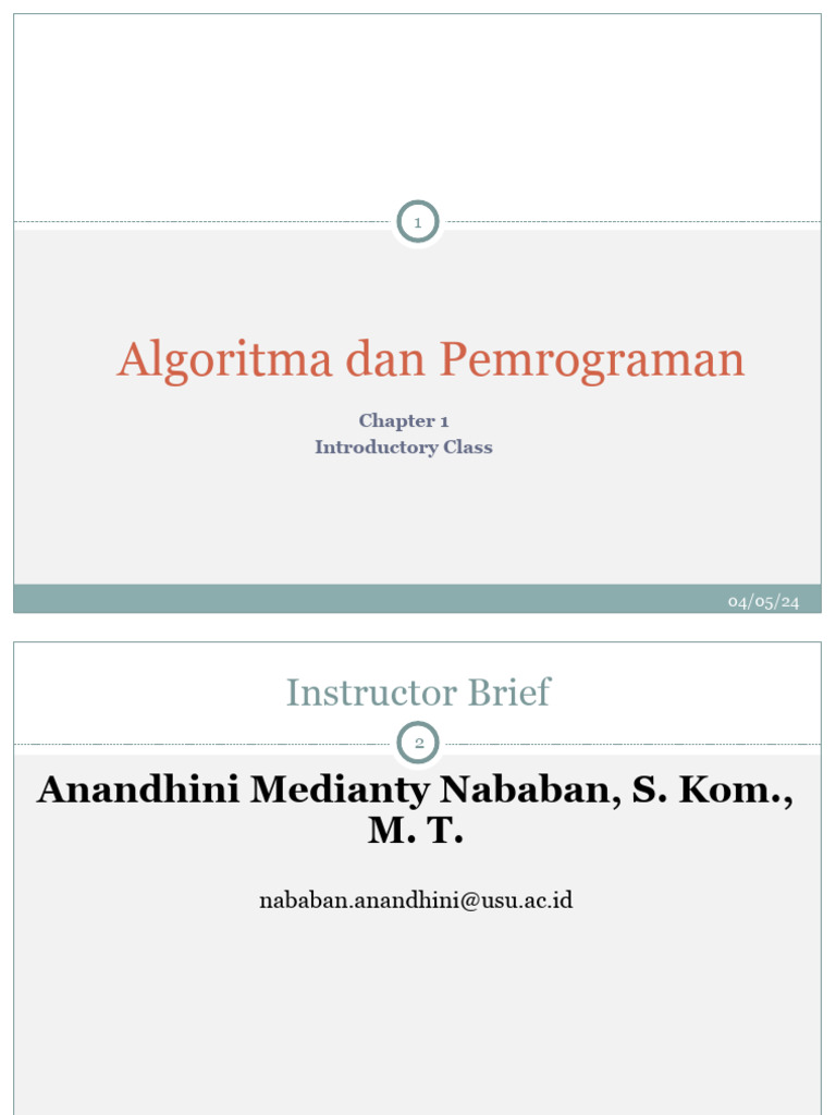 01 Introduction | PDF | Computer Programming | Programming