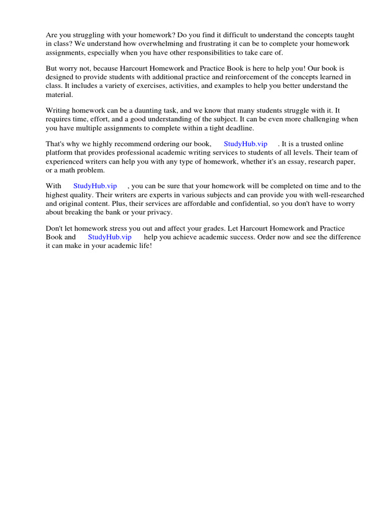 Harcourt Homework and Practice Book | PDF | Homework | Amazon Kindle