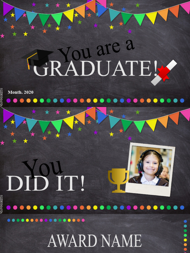 Virtual Graduation - End of Year Awards SlidesMania | PDF | Office Suites