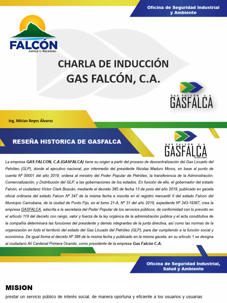 Presentacion Charla de Induccion | PDF | La seguridad
