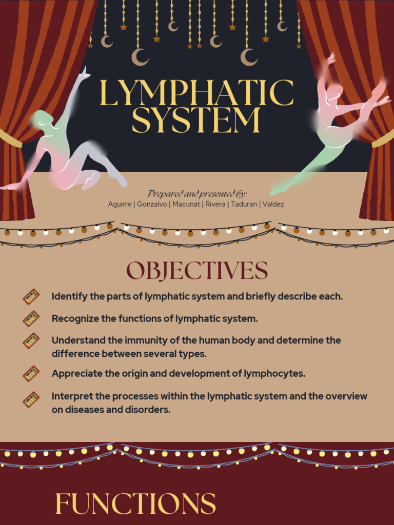 Group 3 - Lymphatic System | PDF | Lymphatic System | Immune System