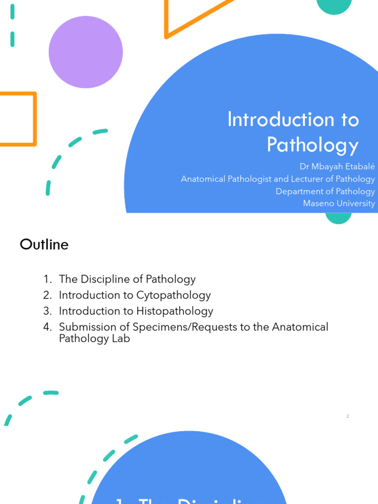 Introduction to Pathology Overview | PDF | Cytopathology | Pathology