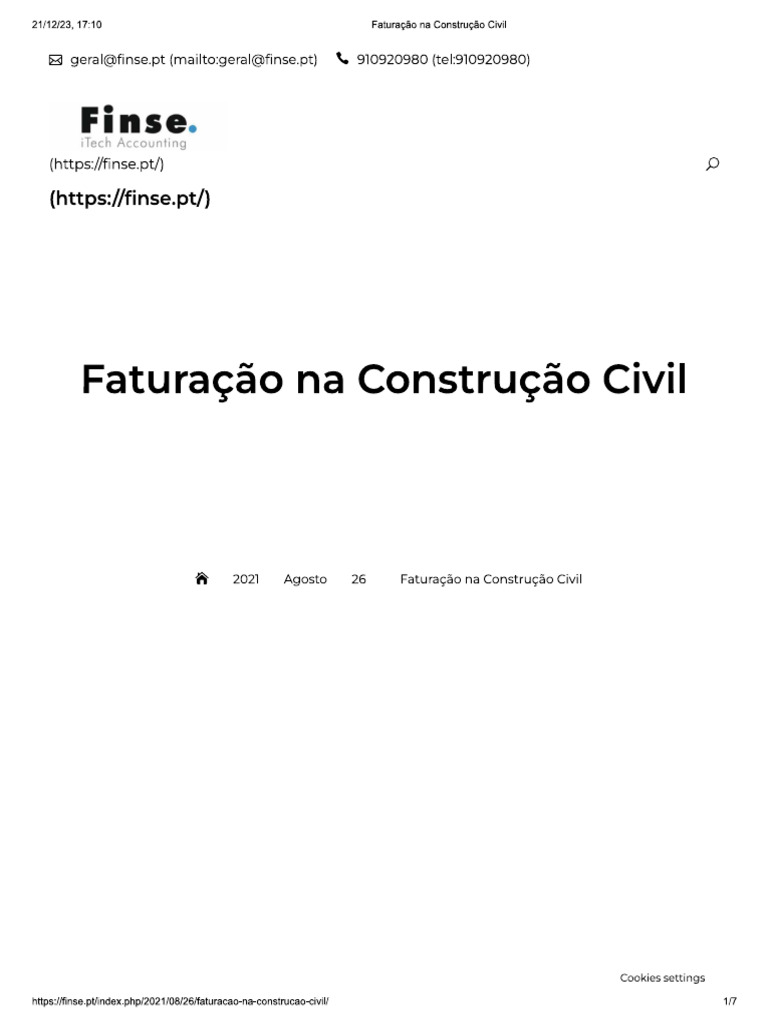 Iva Construçao Civil | PDF