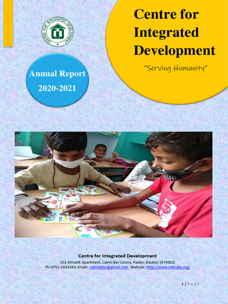 CID Annual Report 2020-21 | PDF | Human Trafficking | Malnutrition