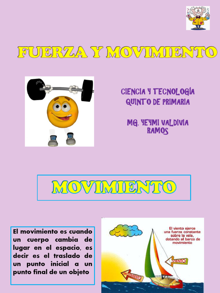 Fuerza y Movimiento para Niños | PDF | Fuerza | Gravedad