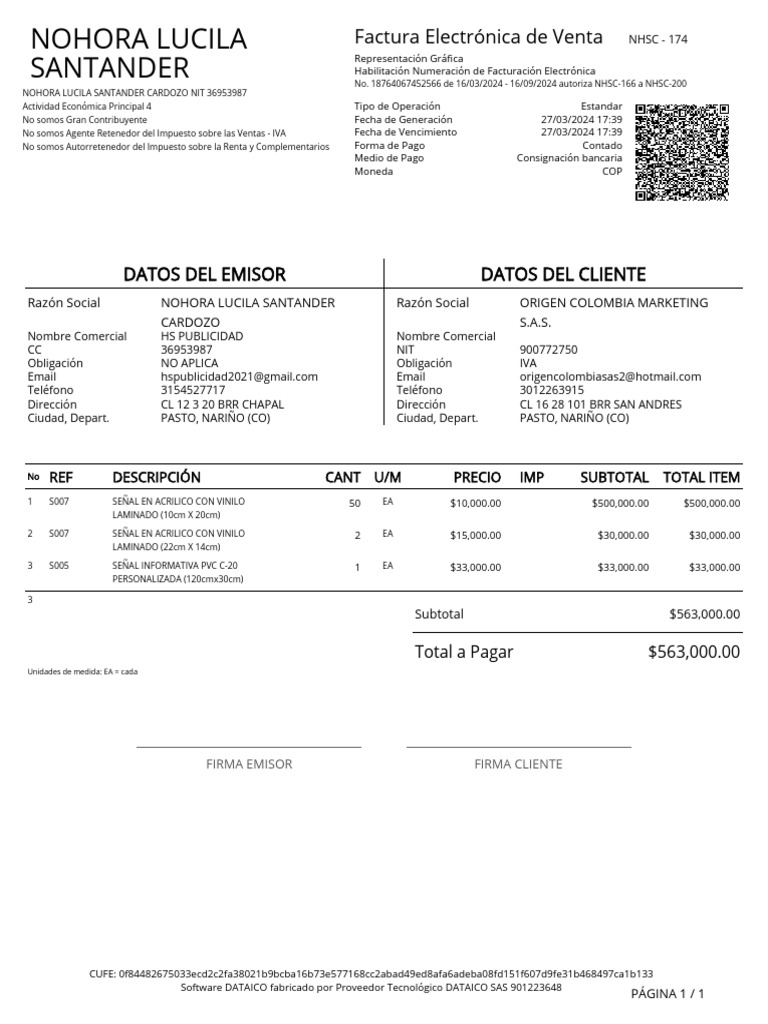 Fac Electronica Origen Colombia | PDF | Economias