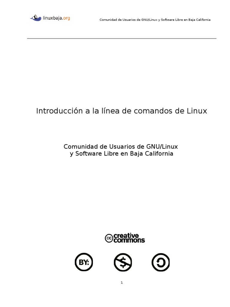 Introduccion A La Linea de Comandos de Linux - GNU | PDF | Distribución ...