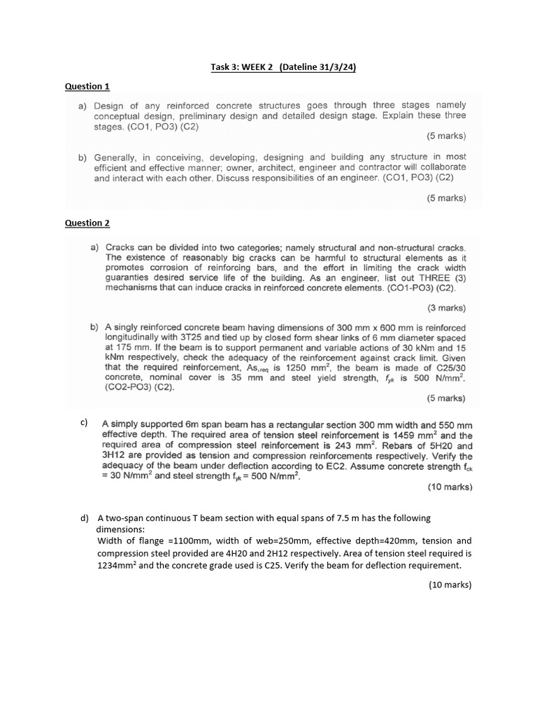 Task 3 - Exercise W2 2024 | PDF