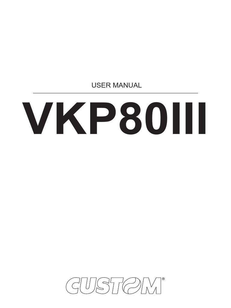 Impressora Custom VKP80III | PDF | Computer Engineering | Electrical ...
