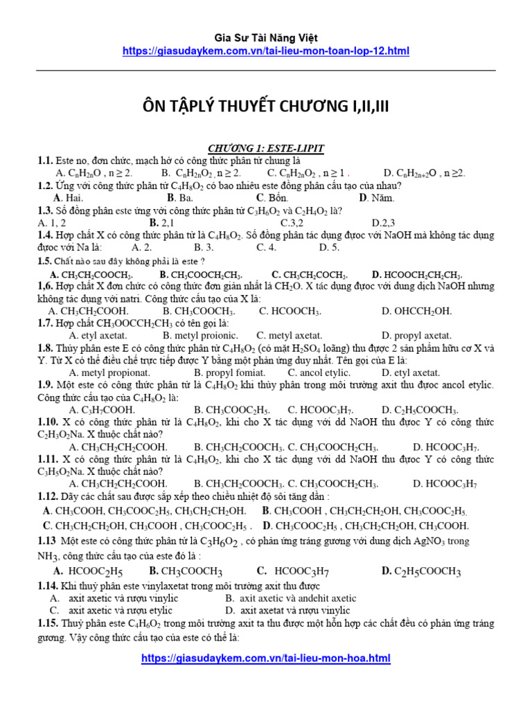 On Taply Thuyet Chuong Iiiiii 10 | PDF