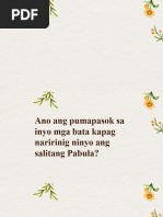 DLP in Filipino 4 Pabula | PDF