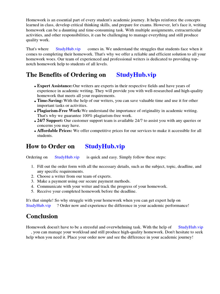 Students Homework Checklist | PDF | Essays | Homework