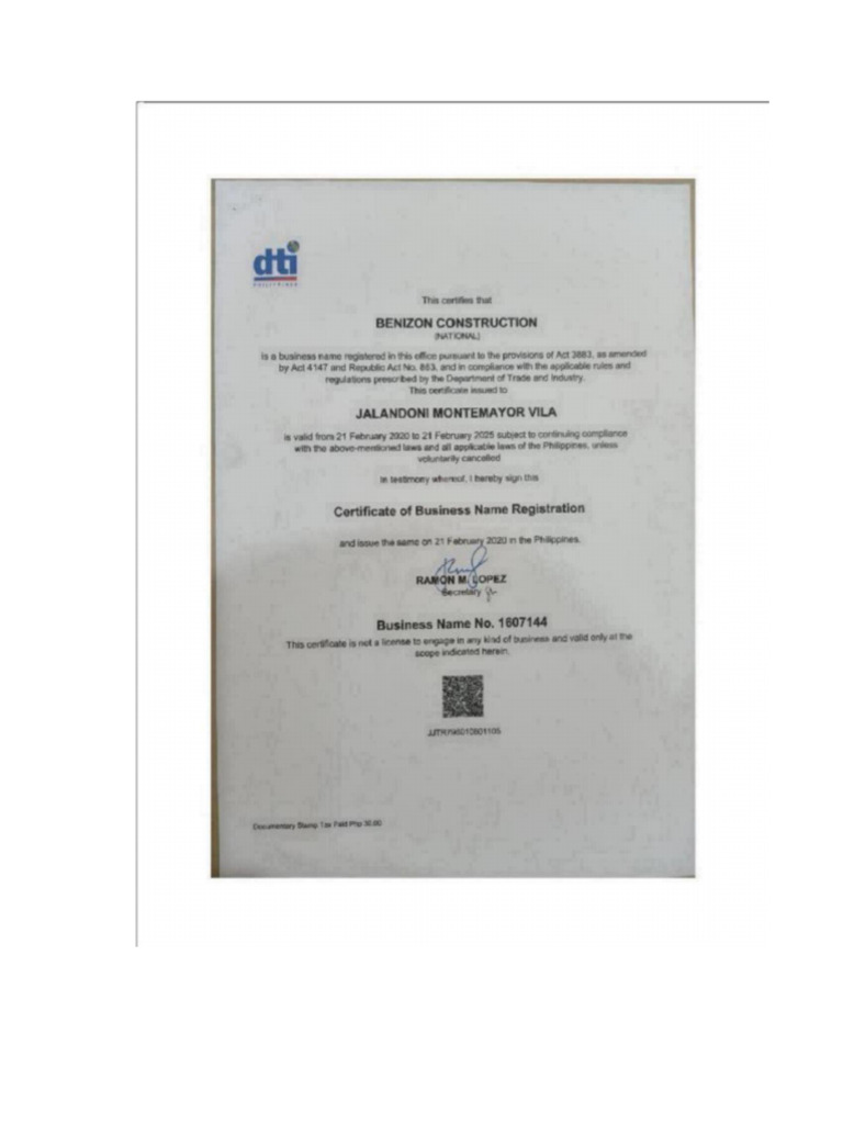 Benizon Construction Project Overview | PDF | Makati