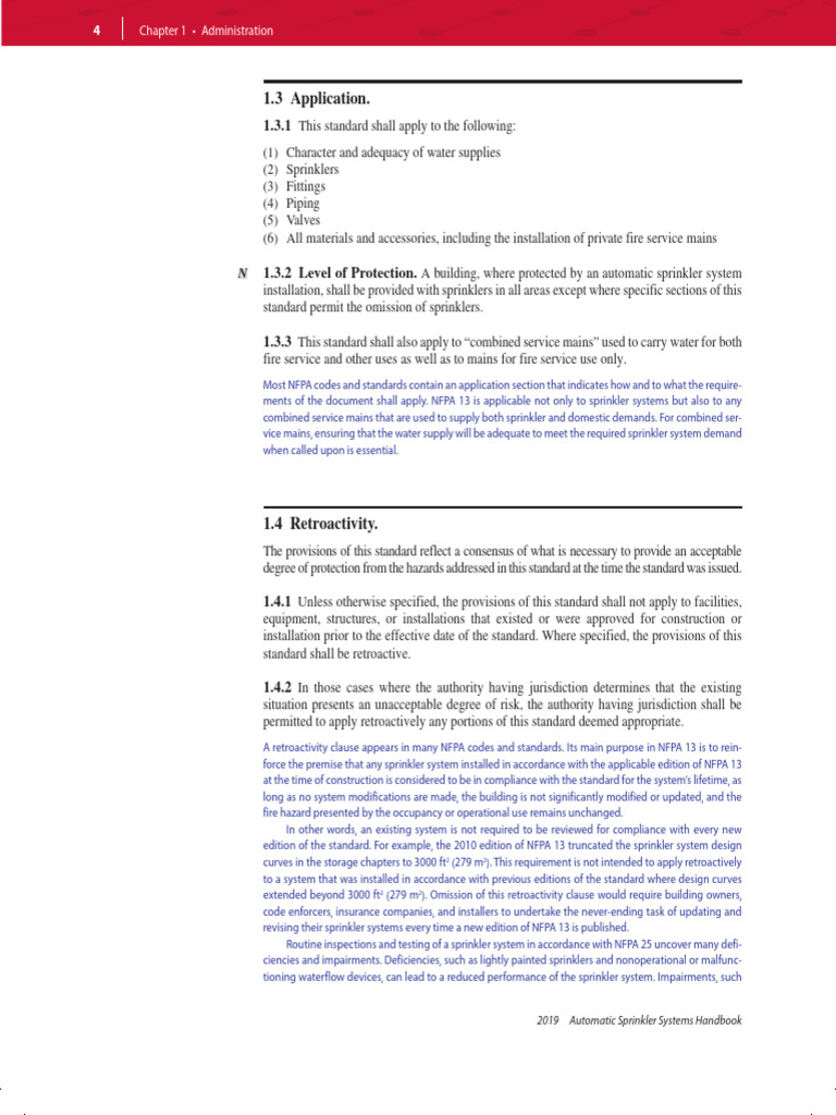 NFPA 13-2019 Handbook 28 | PDF | Fire Sprinkler System | Safety