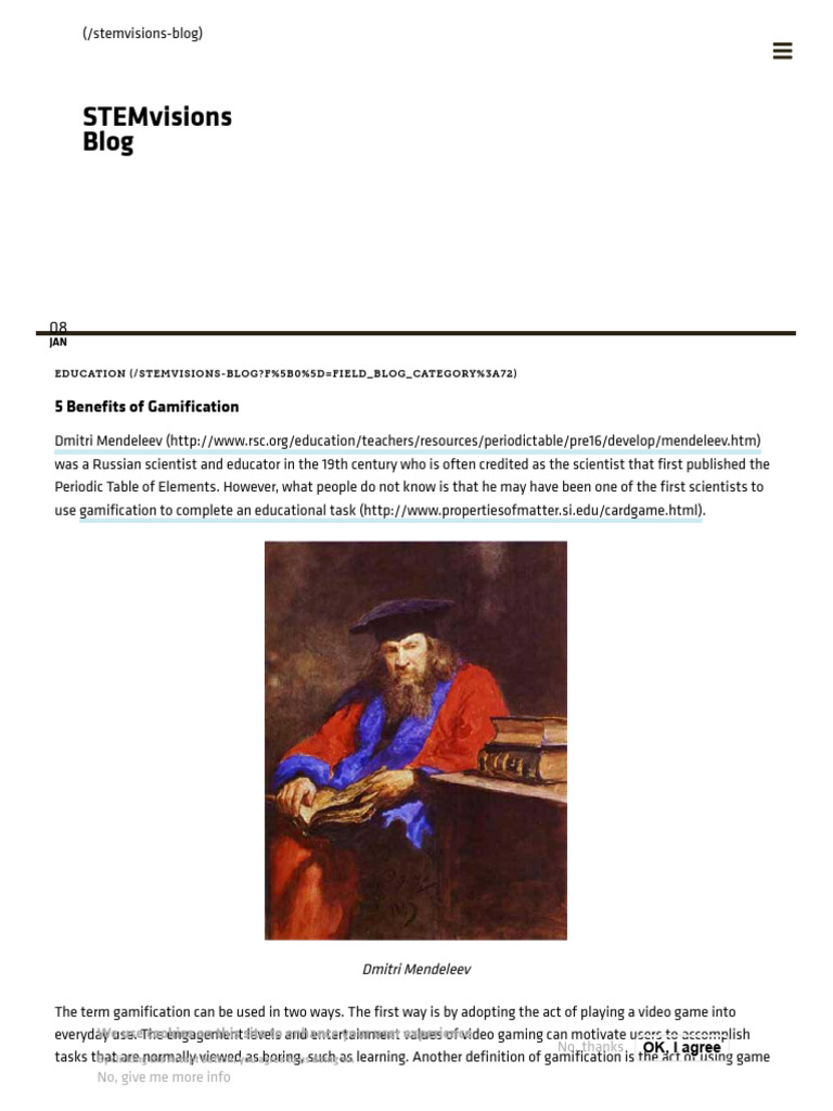 5 Benefits of Gamification - Smithsonian Science Education Center | PDF ...