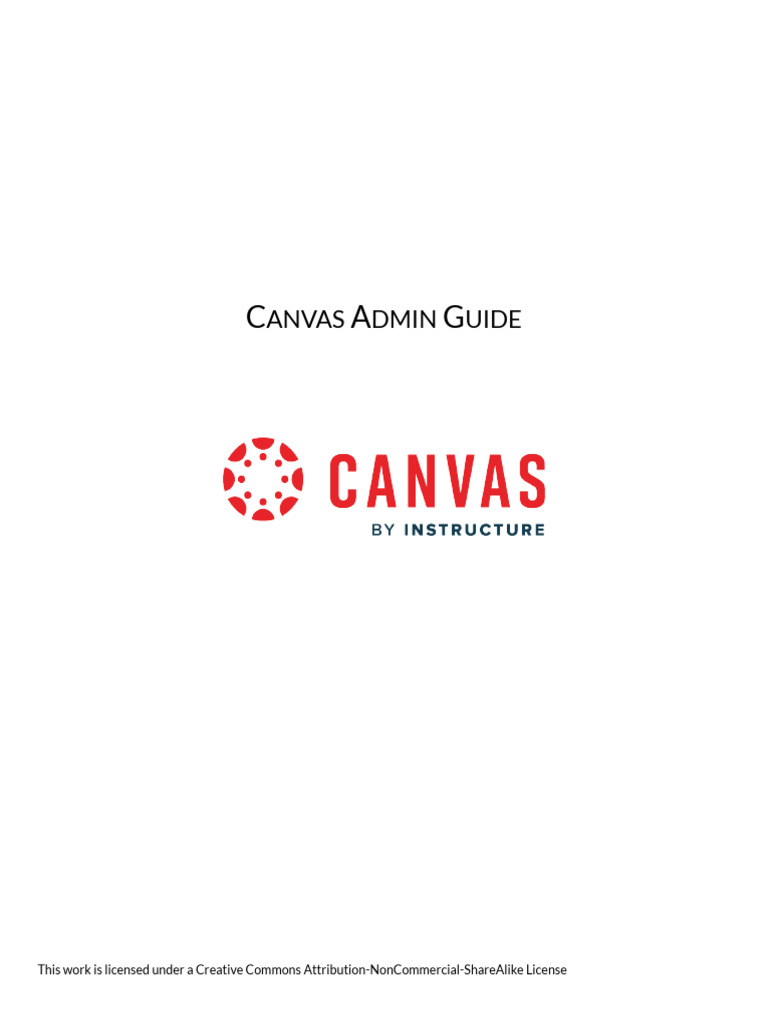 Canvas Admin Guide Overview | PDF | Comma Separated Values | Computing