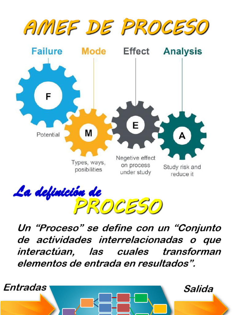 presentacion AMEF de proceso (2) | PDF | Tornillo | Calidad (comercial)