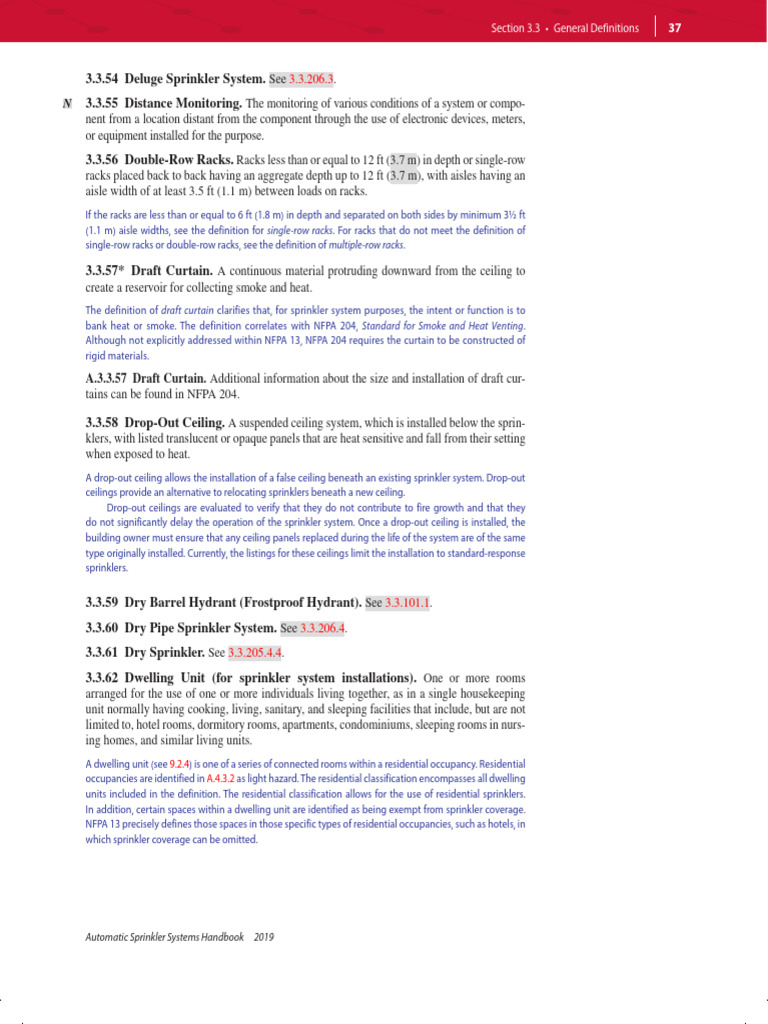 NFPA 13-2019 Handbook 61 | PDF | Fire Sprinkler System | Building ...