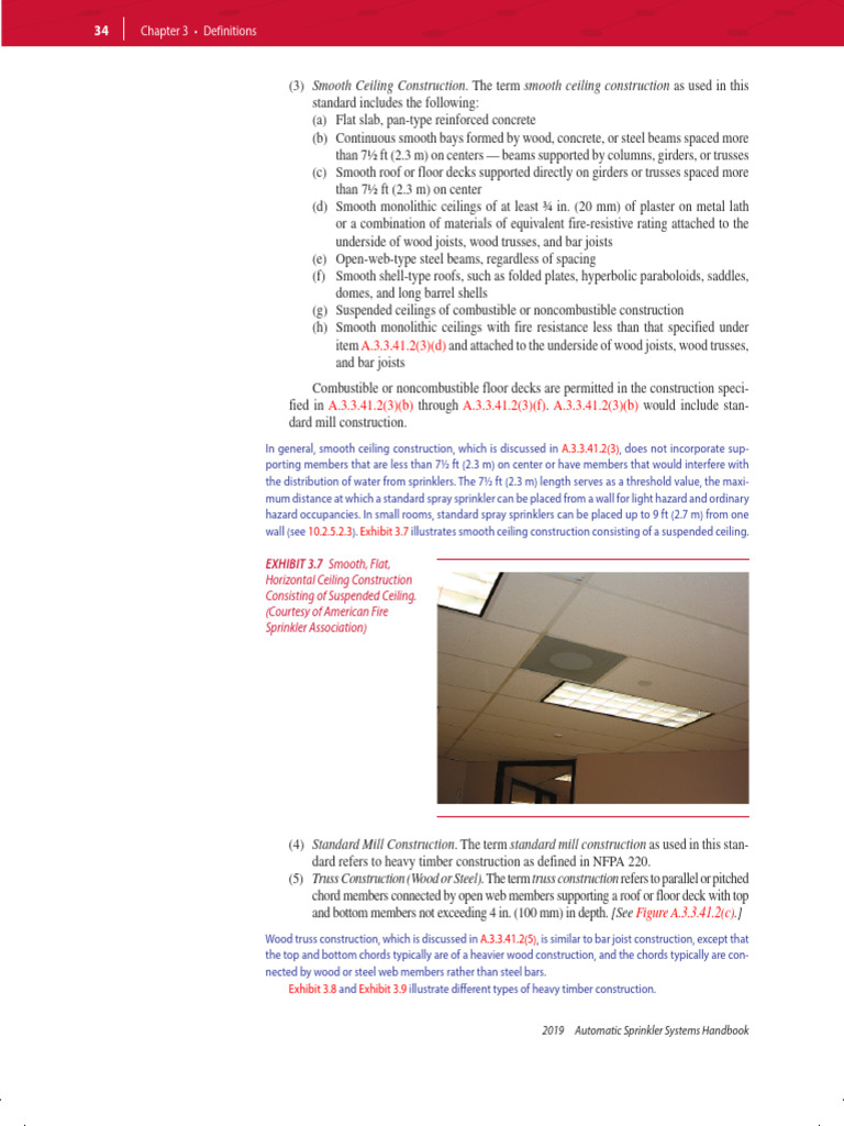 NFPA 13-2019 Handbook 58 | PDF | Fire Sprinkler System | Truss