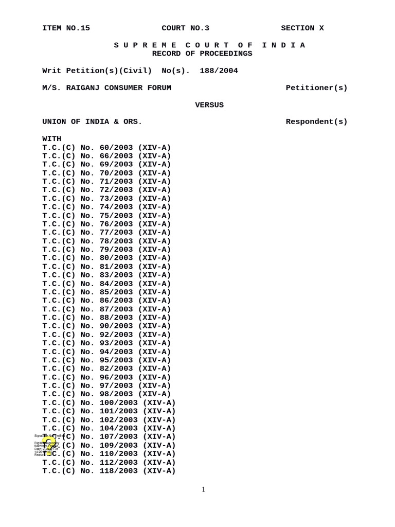 Supreme Court Order Dated 24.1.2024 | PDF