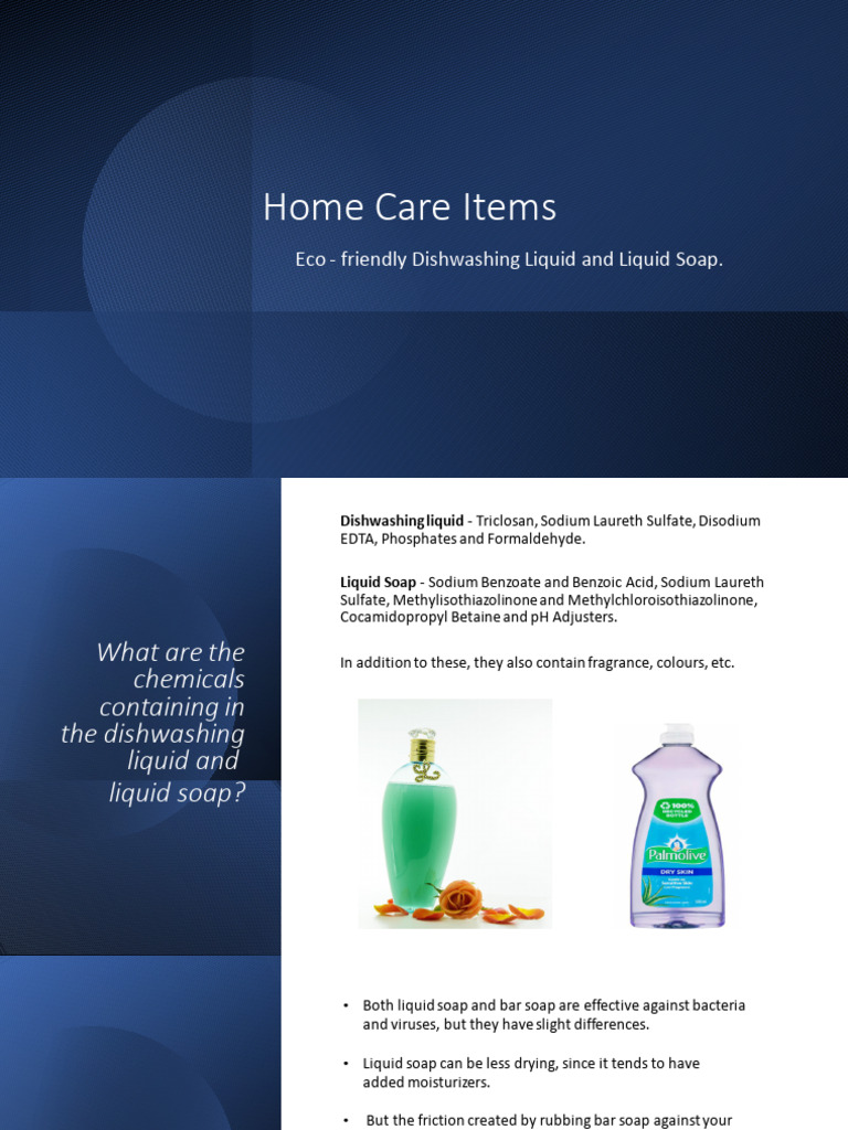 Home Care Items - Hansini G Class 6D | PDF | Water | Oil