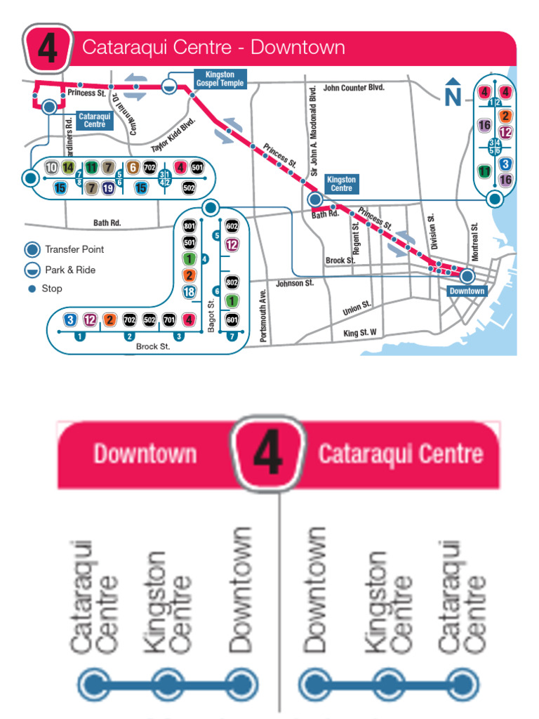 Transit_Route4_MapSchedule | PDF | Public Transport