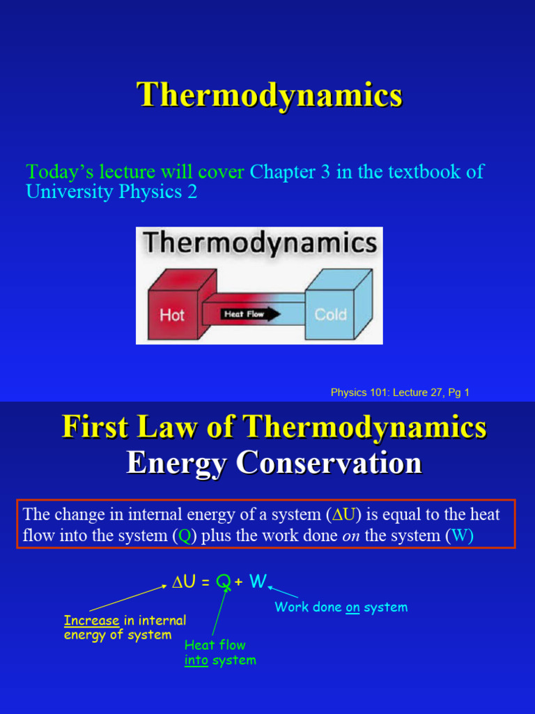 1st Thermodynamics | PDF | Heat | Thermodynamics
