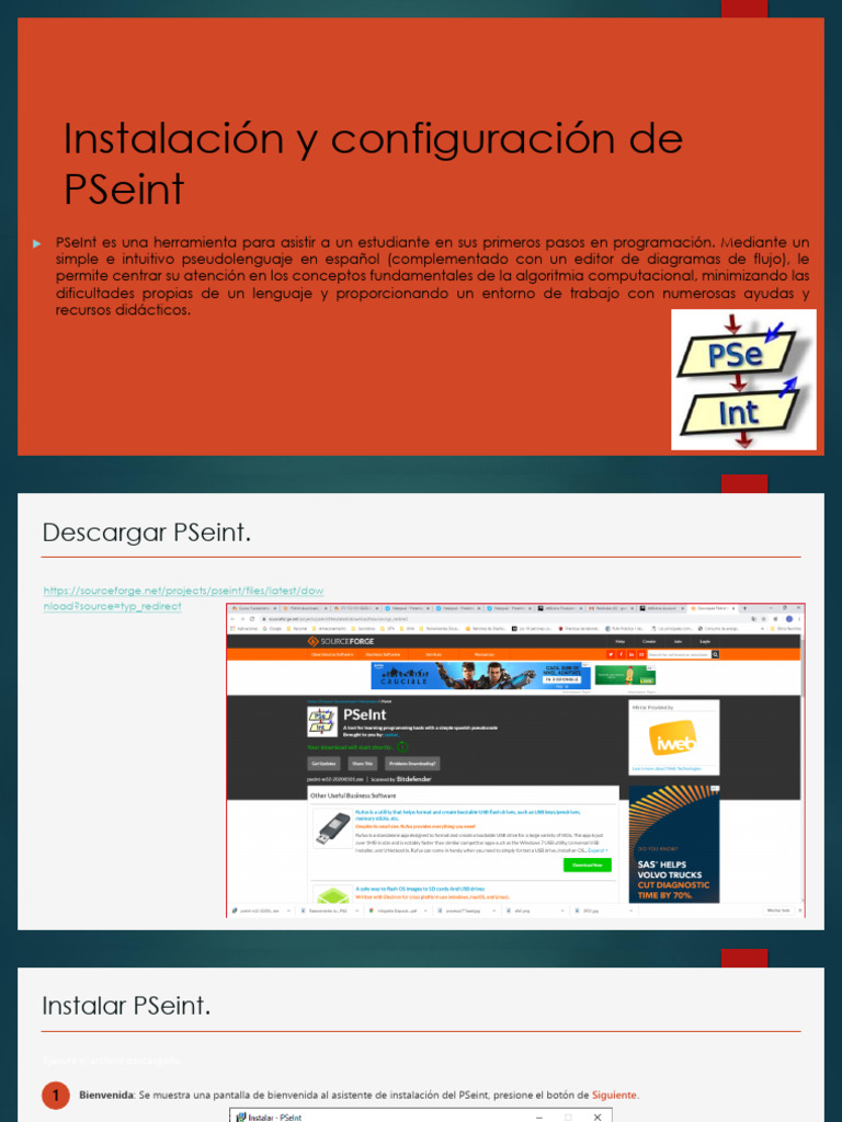 Instalación y Configuración de PSeint | PDF