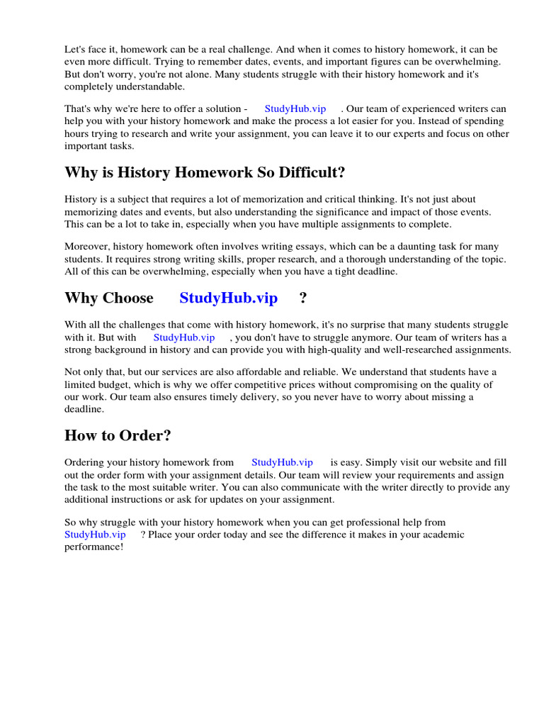 Do My History Homework For Me | Download Free PDF | Homework | Mathematics