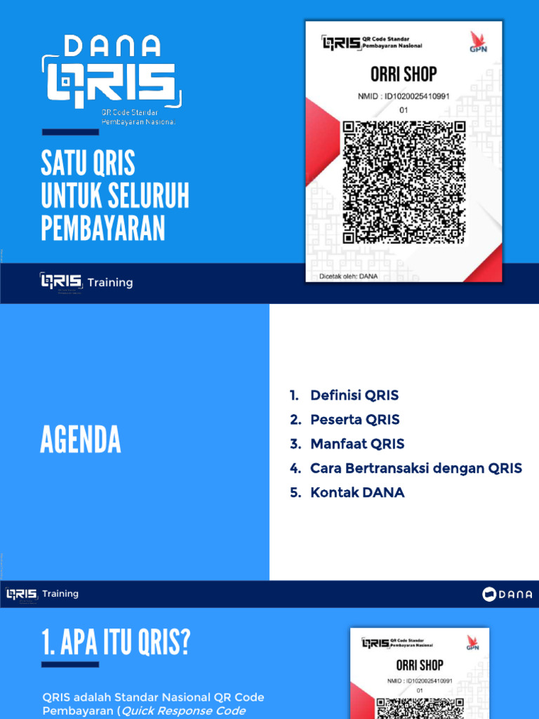 QRIS Training Module 03183f2848 | PDF