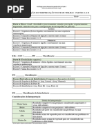 TDE II Aplicacao e Correcao | PDF | Fluência | Cognição