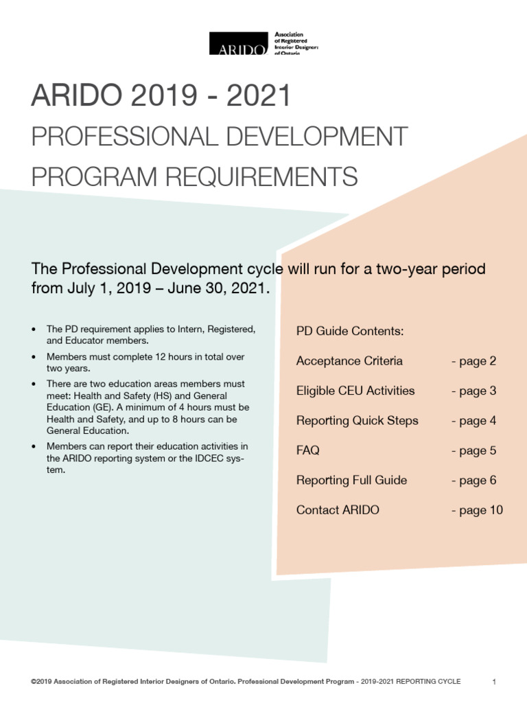 Complete PD Guide | PDF | Mentorship